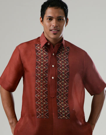 Custom Tailor Barong 100169 Maroon – MyBarong